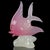 Seguso Murano Vintage Opalescent Pink White Italian Art Glass Angel ...