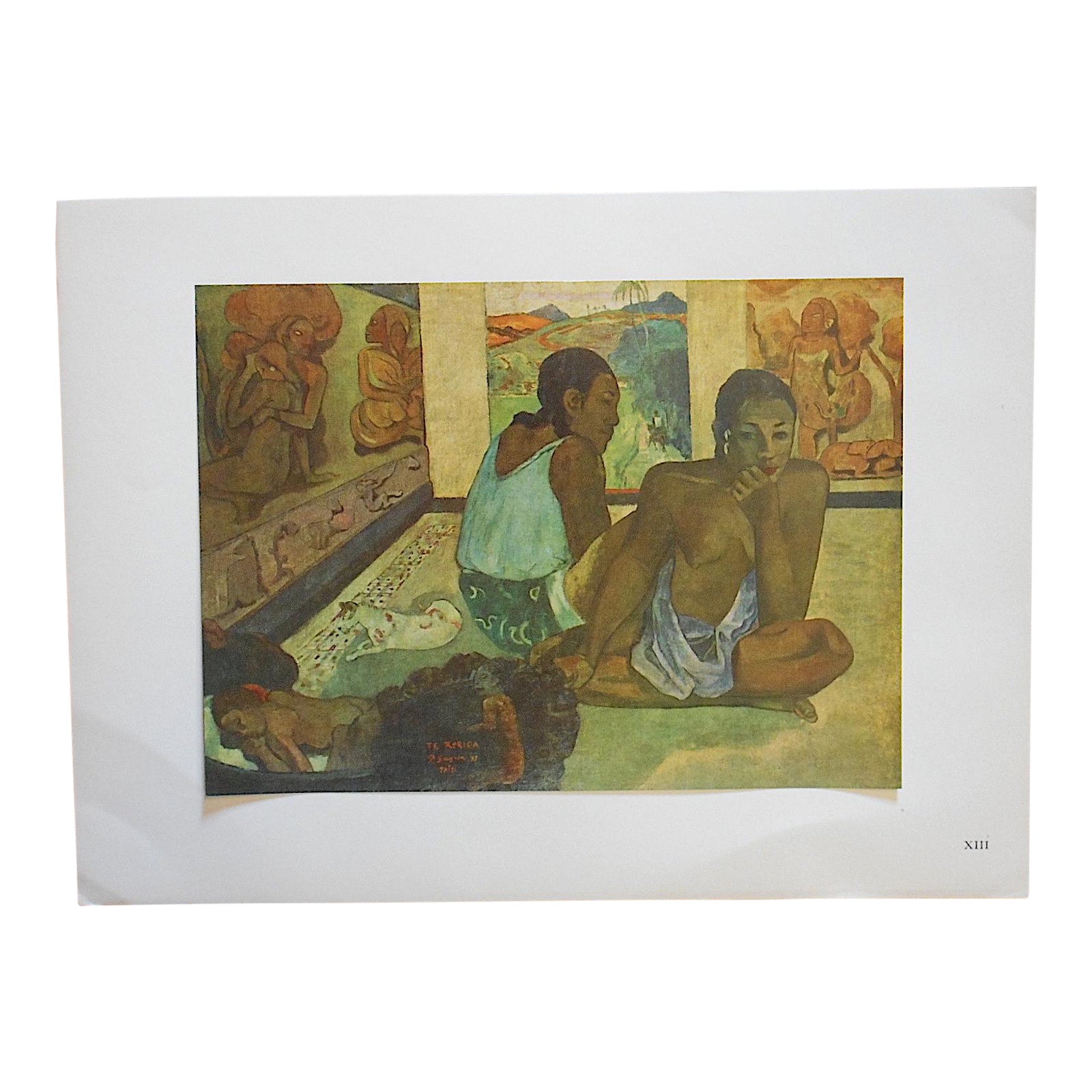 1949 Paul Gauguin Vintage Post Impressionist Lithograph | Chairish