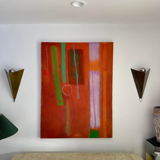 Late 20th Century Abstract Expressionist Painting by Ruth Katz (1925 ...