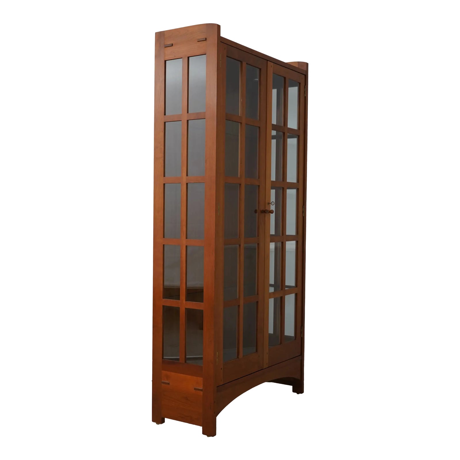 Stickley Mission Style Tall Display Case | Chairish