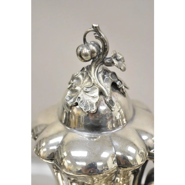 Antique Reed & Barton Winthrop Silver Plate Art Nouveau Floral Repousse ...