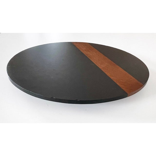 Mid 20th Century Harpswell House Slate Lazy Susan | Chairish