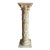 Classical Revival Carved Resin Column Pedestal | Chairish