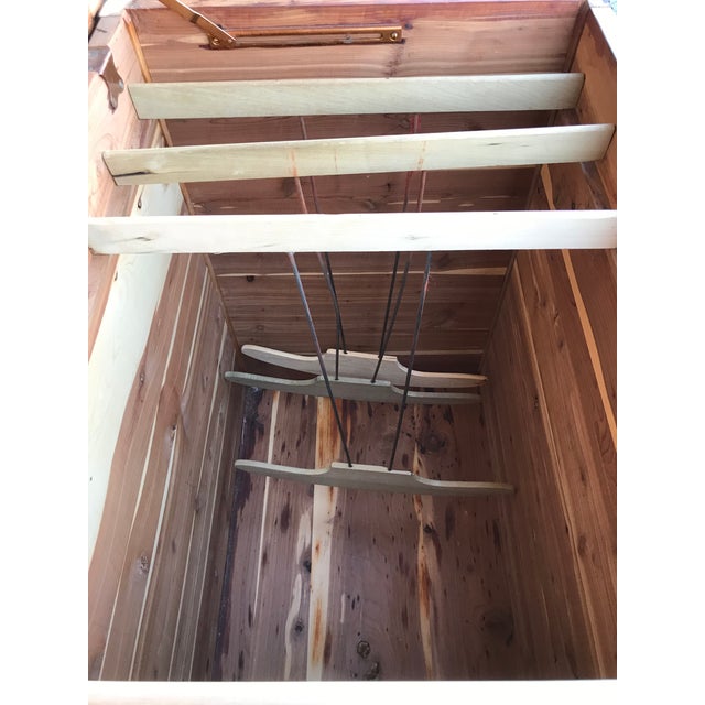 Antique Cedarette Closet /Upright Cedar Chest | Chairish