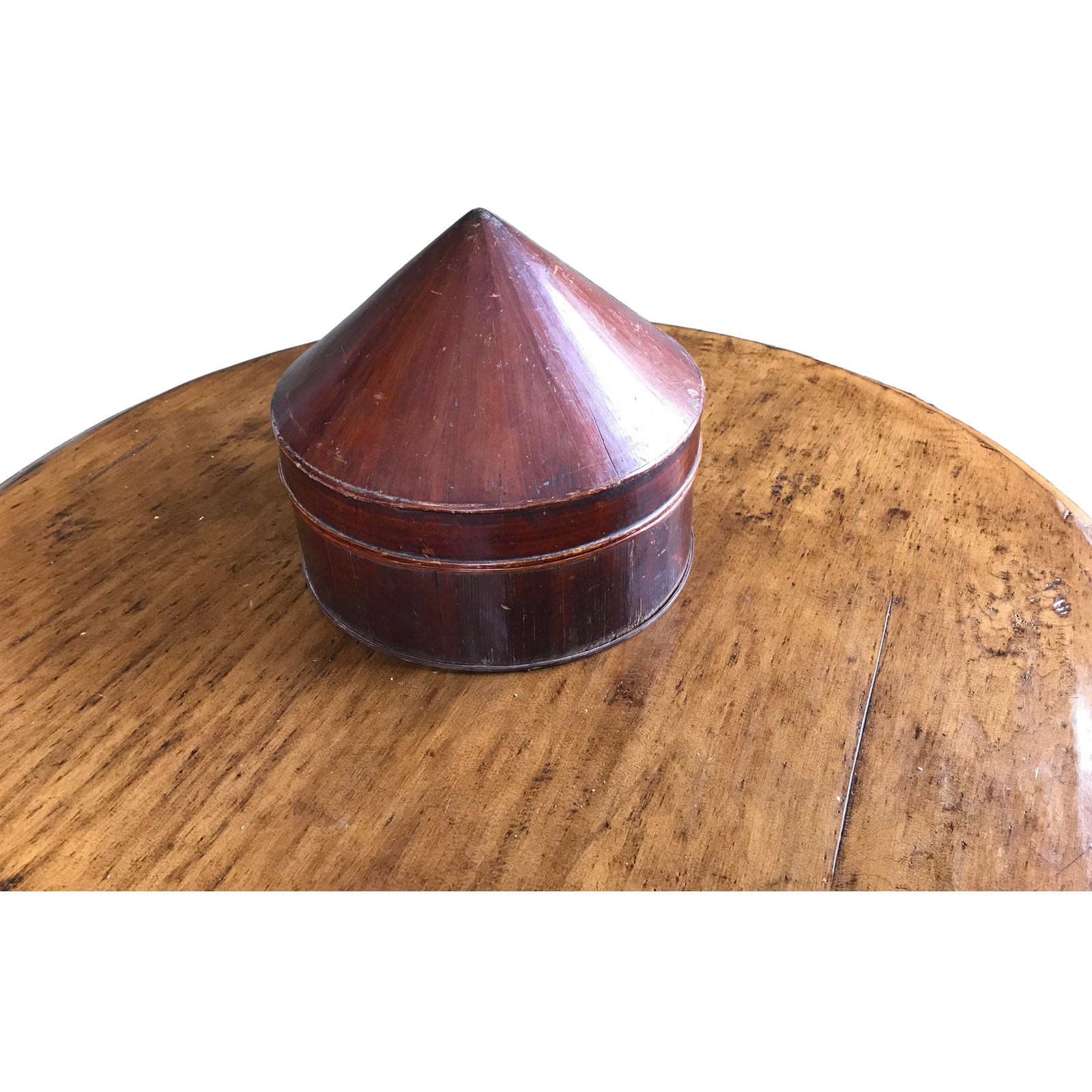 Chinese Hat Box | Chairish