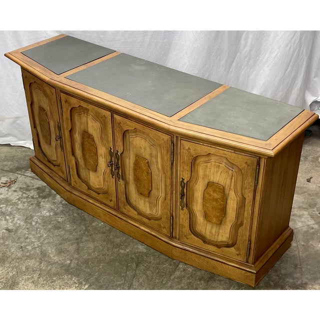 Vintage Thomasville Furniture Country Manor Collection Shabby Chic Style Rustic Credenza Chairish