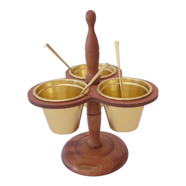 Mid-Century Sauce Tray Set | Chairish