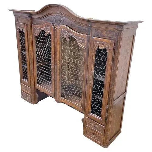 Antique French Wall Hutch | Chairish