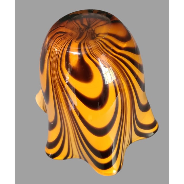 Late 20th Century Attributed Murano Italian Art Glass Handkerchief