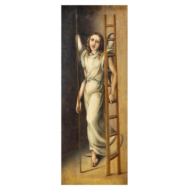 Spanish School Artist, Annunciation Triptych, 17th Century, Oil on Canvas | Chairish