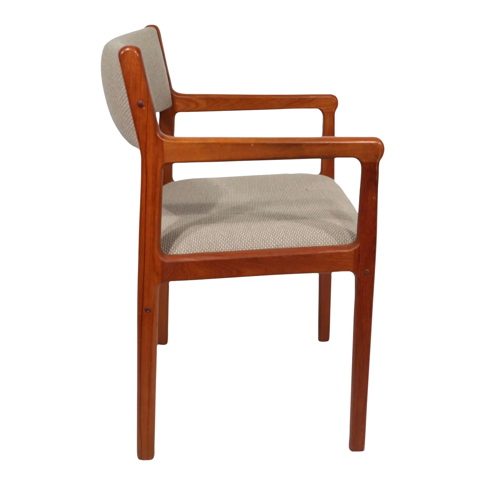 Mid Century Danish Modern Arm Chair by Jl Moller | Chairish