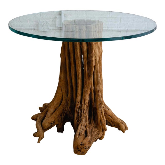 Saguaro Cactus Dining Table With Glass Top | Chairish