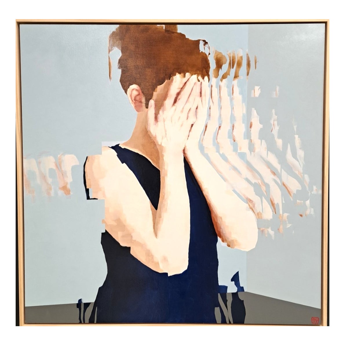 Damien Carquillat, Evasion N°2, Oil on Canvas, Framed | Chairish