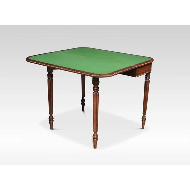 Regency Rosewood Card Table | Chairish