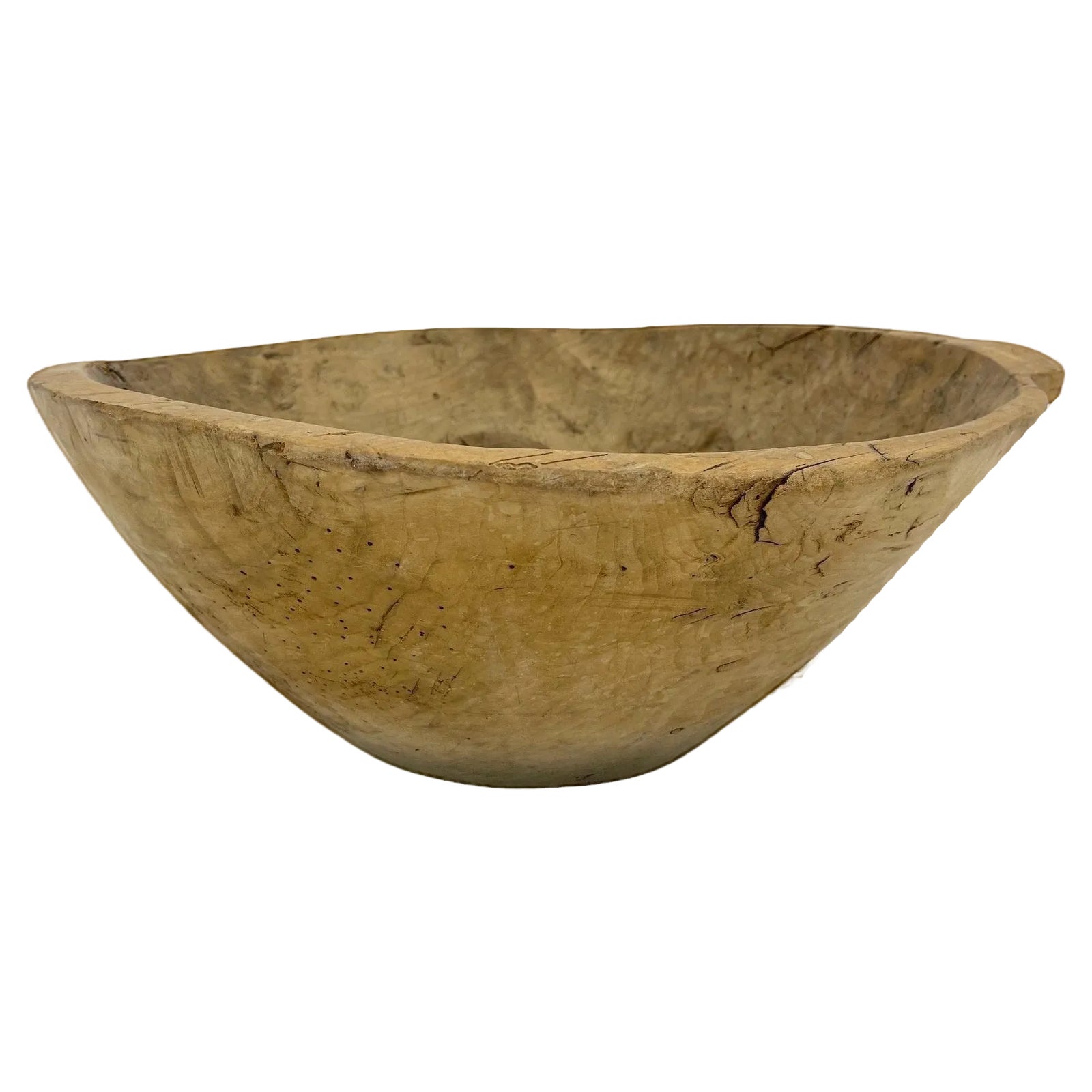 Antique Round Wooden Dough Trough, 1900s | Chairish