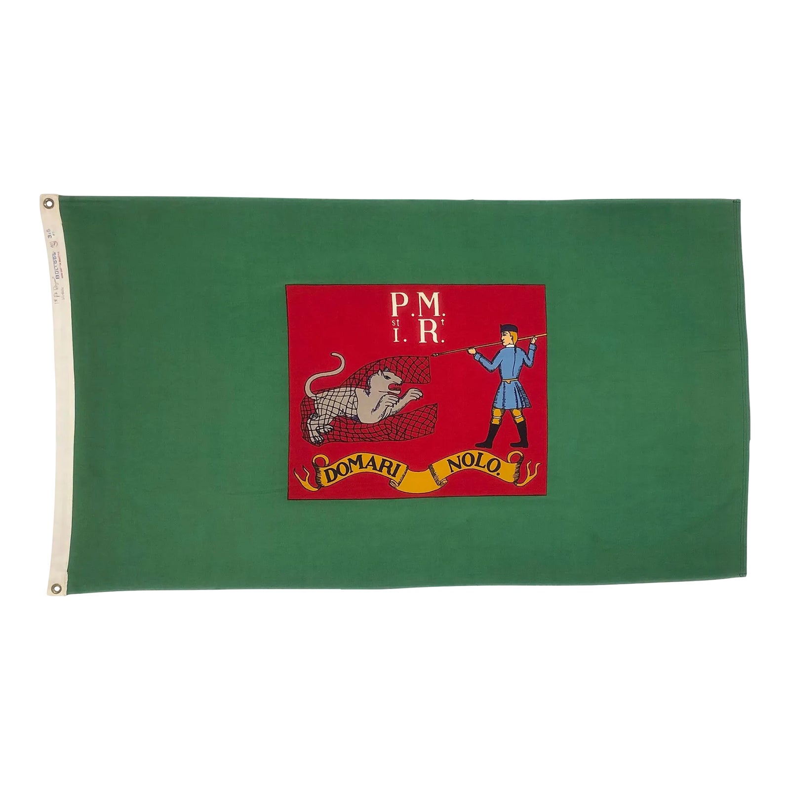 Vintage Cotton First Continental Regiment Flag, Domari Nolo | Chairish