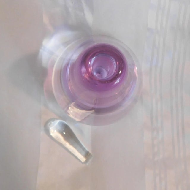 1950s Signed Neodymium Alexandrite Cased Studio Art Glass Perfume ...