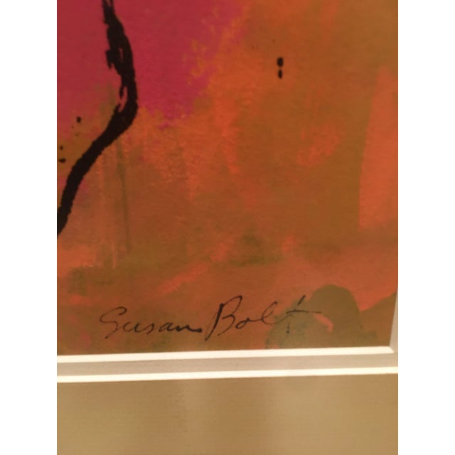 1970s Susan Bolt Mixed Media Serigraph Procession | Chairish