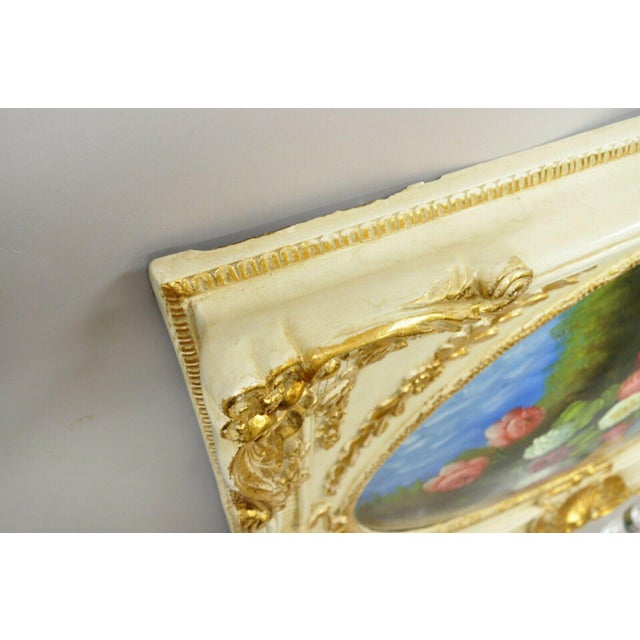 Vintage Italian Rococo Flower Still Life Wall Art Painting by Mirtex ...