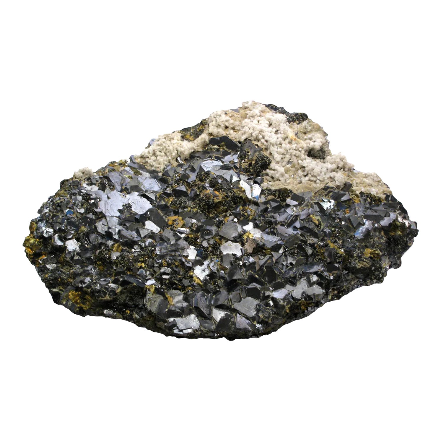 Large Natural Galena Mineral Gemstone Specimen | Chairish