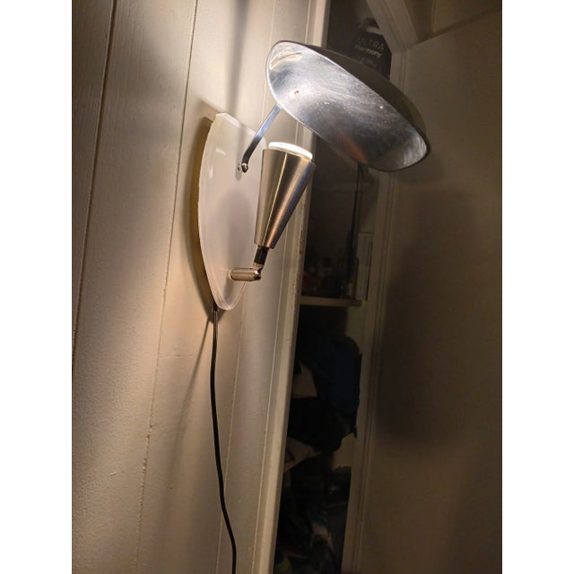 Modern Minimalist Reflector Table Lamp/Sconce | Chairish