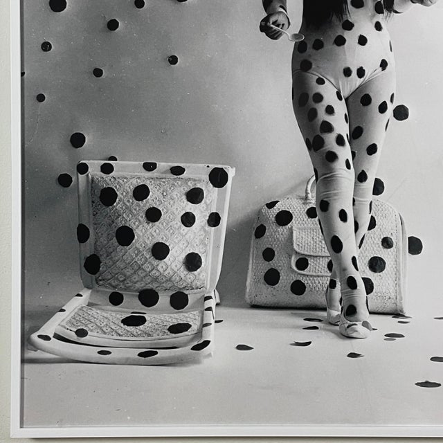 Vintage Yayoi Kusama Portrait Archival Print on Paper, Framed | Chairish