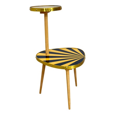 Mid-Century Kidney-Shaped Plant Stand | Chairish