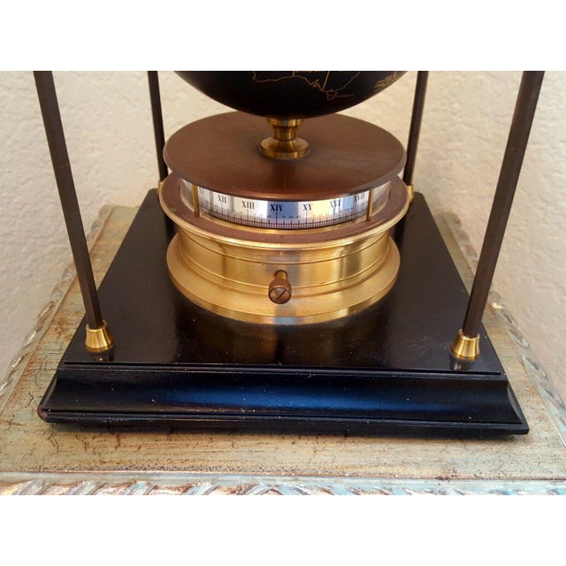 1979 Royal Geographical Society World Clock Imhof Switzerland | Chairish