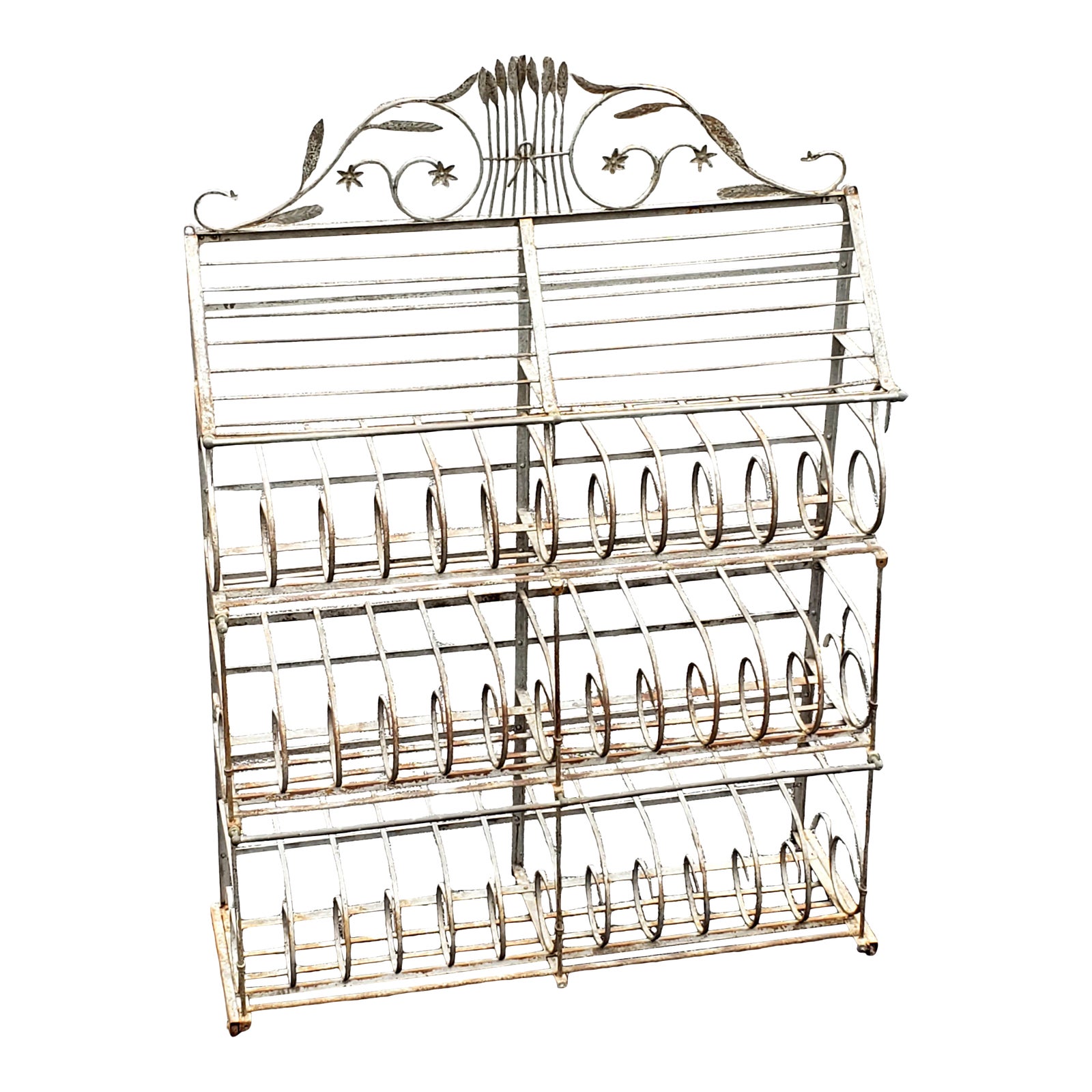18th C French Iron Bread Rack | Chairish