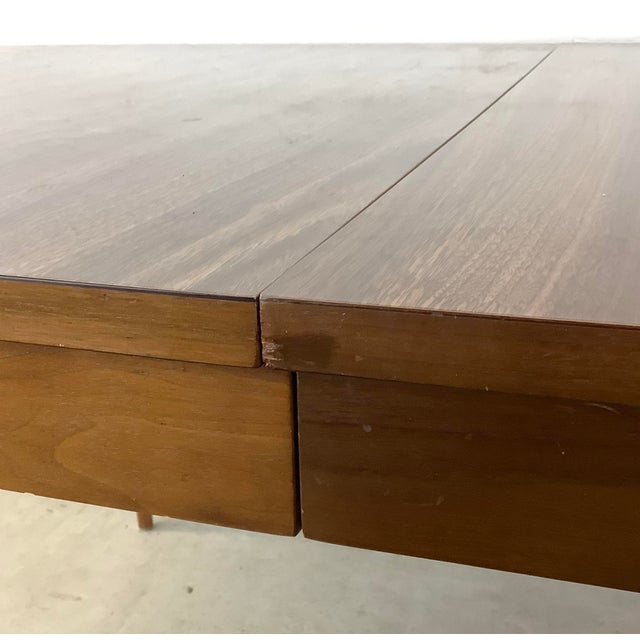 Mid-Century Dining Table With Removable Leaf | Chairish