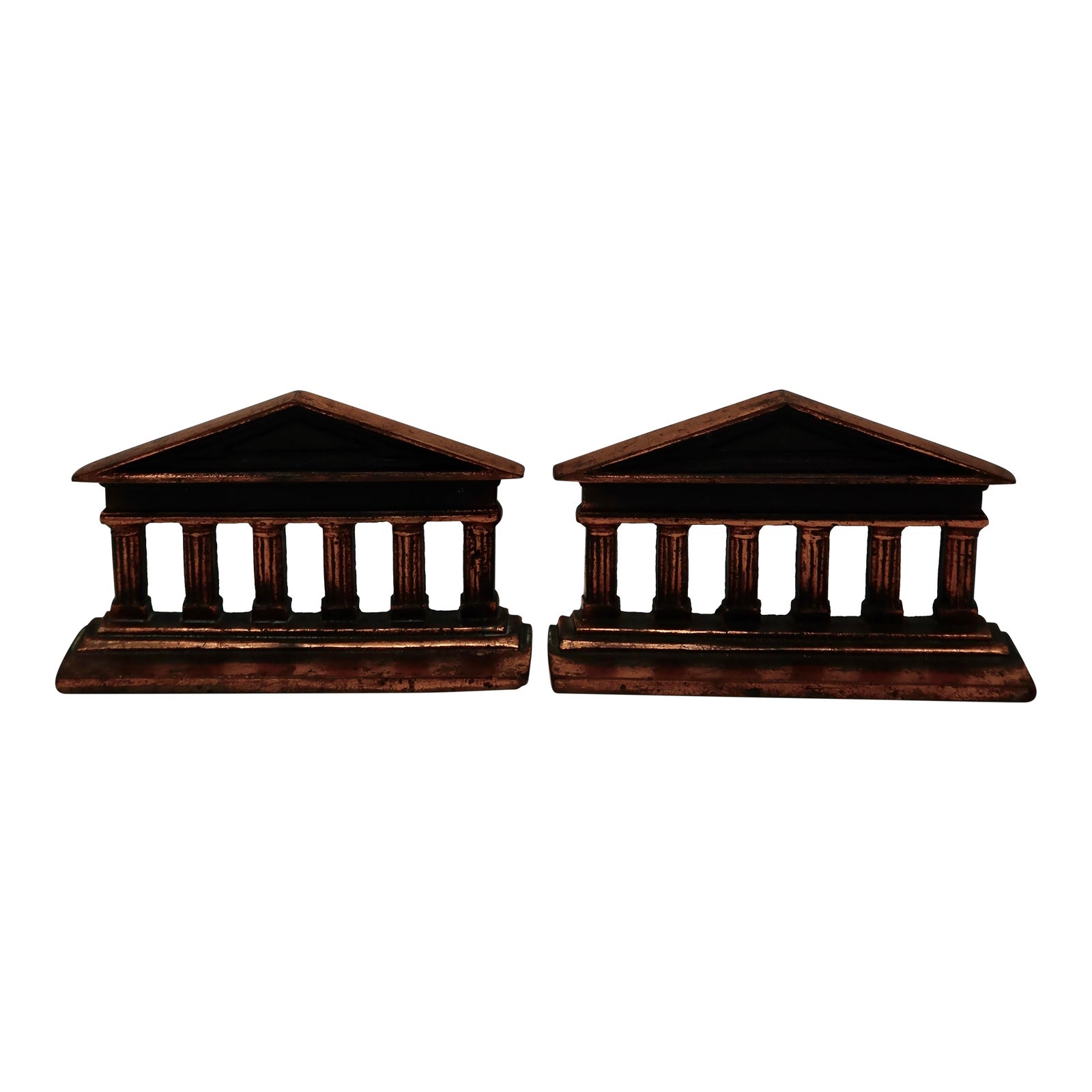 Pair of Late 20th Century Classical Style Greek Parthenon Bookends ...