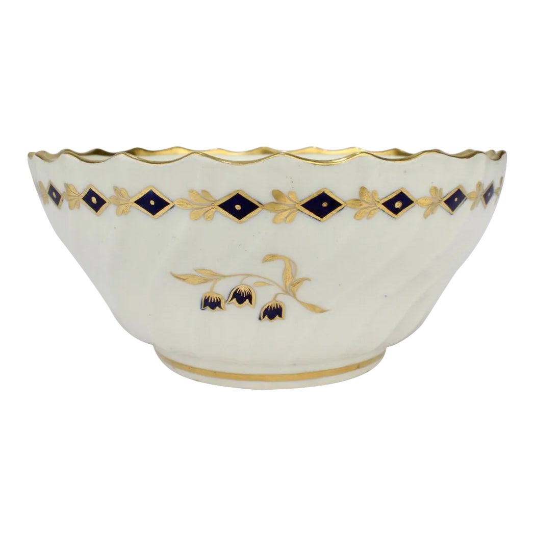 Antique 18th Century English Cobalt Blue Flight Worcester Porcelain ...
