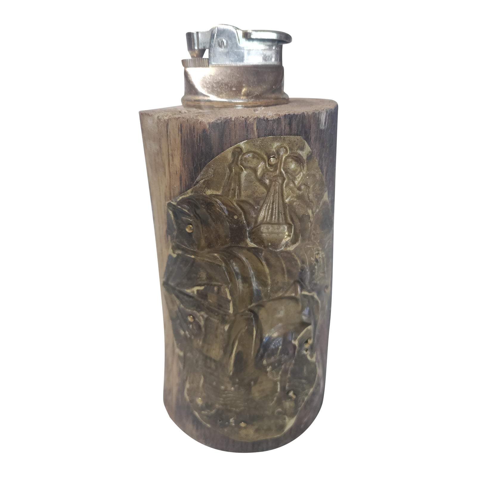 2000s Handmade Modern Organic Table Lighter | Chairish