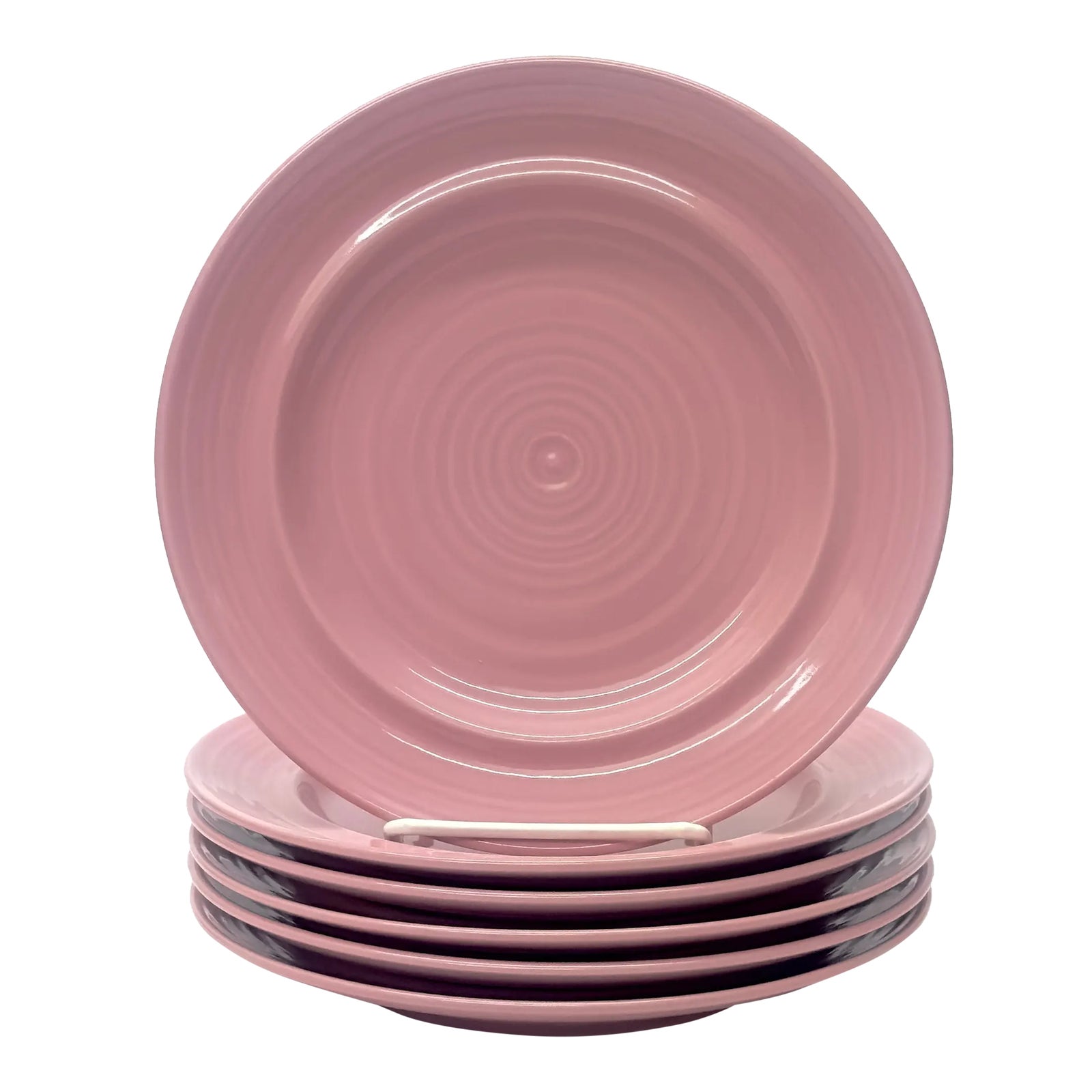 Petal Pink Ceramic Side Plates by Furio Japan - Set of 6 | Chairish