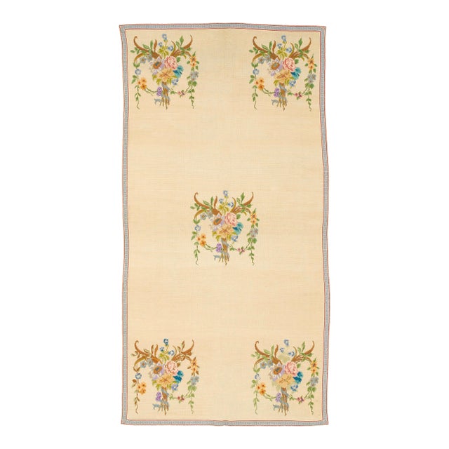 Antique French Needlepoint | Chairish