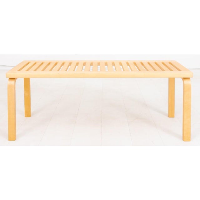Alvar Aalto Artek Mid-Century Modern 153 Bench | Chairish