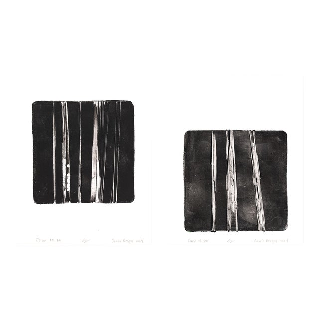 Original Abstract Landscape Paintings by Carrie Bergey, Forest 04-05 ...