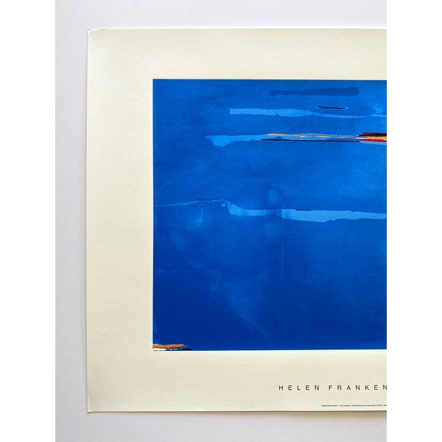 Helen Frankenthaler Vintage Abstract Expressionist Extra Large Fine Art ...