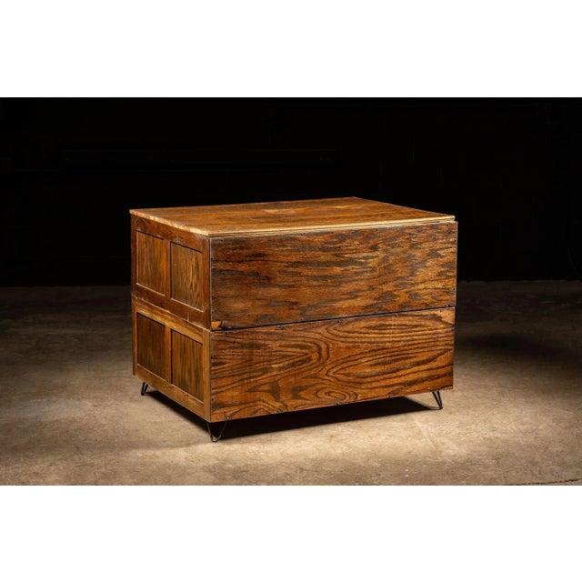 Early 20th Century Double Stack Flat File | Chairish