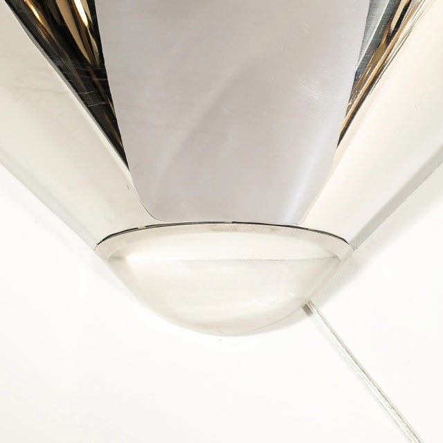 Pair of Mid-Century Modernist Saturn Sconces in Chrome and Lucite by ...