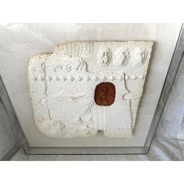 Original Signed Hoi Lebadang Paper Relief Sculpture Framed in ...