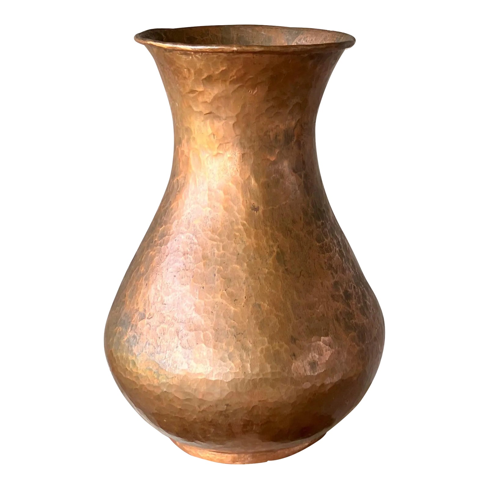 Mid 20th-Century Hand Hammered Copper Vessel, Mexico | Chairish