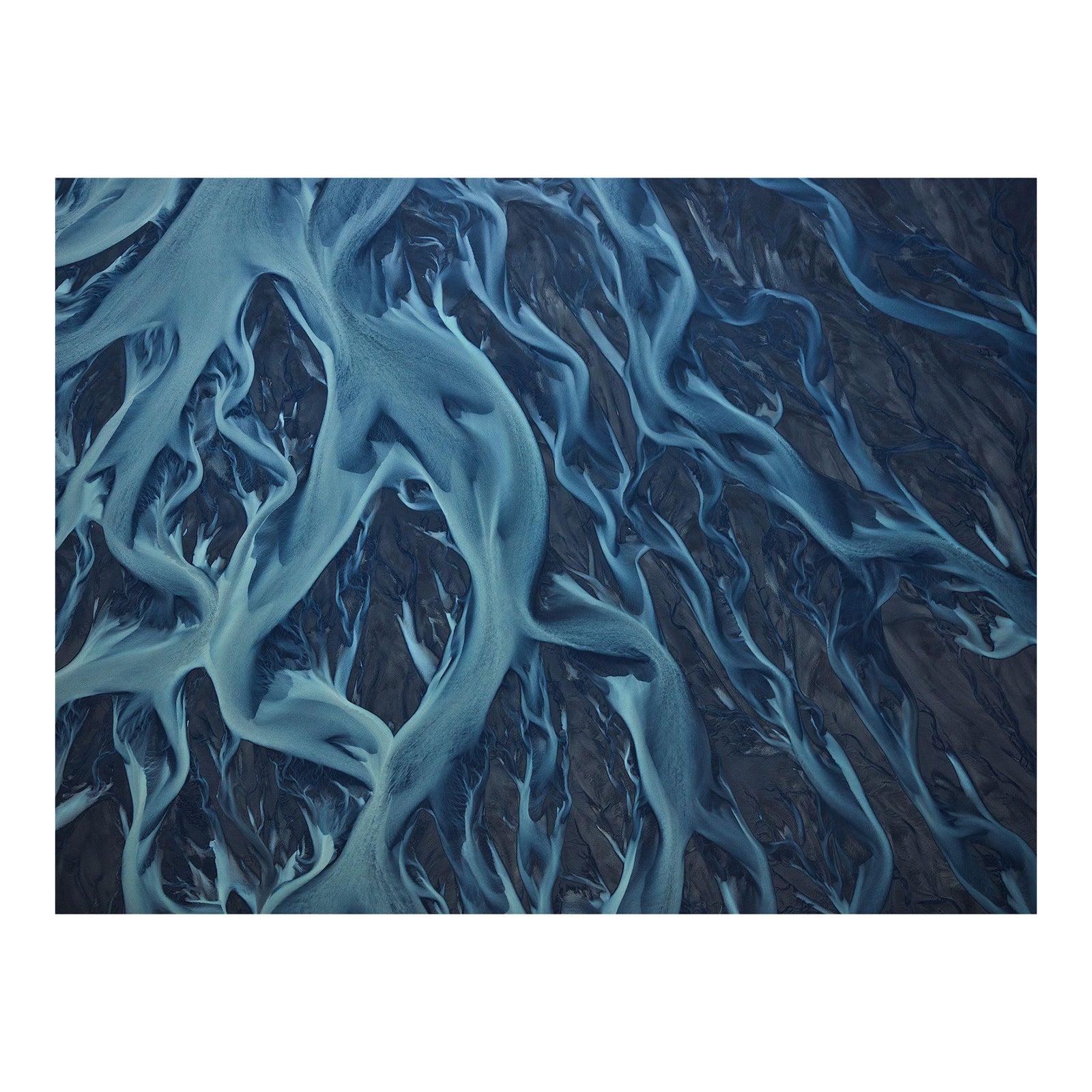 "River Fingers, I" Contemporary Limited Edition Aerial Photography Fine ...