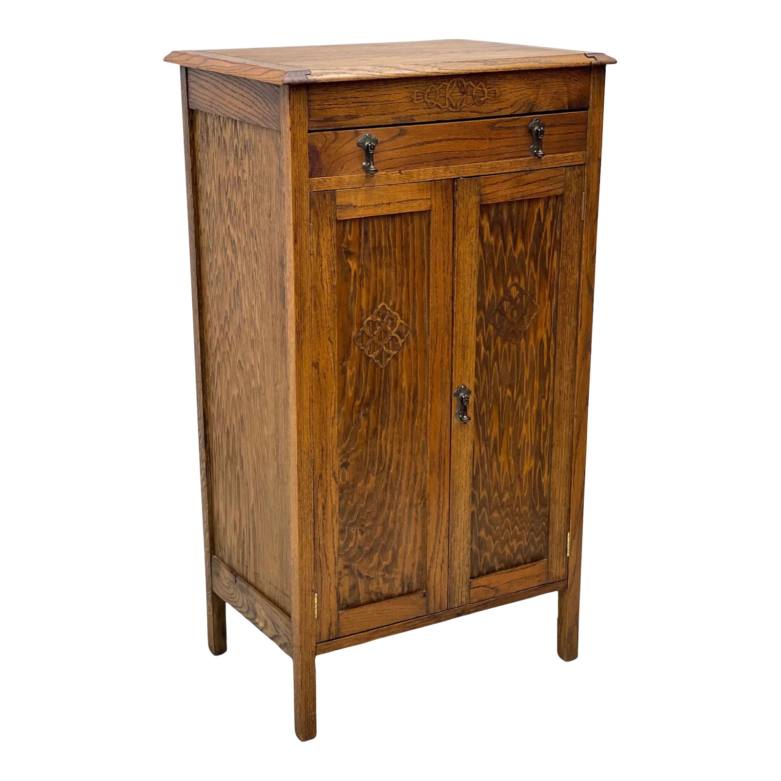 1970s Vintage Cabinet Storage With Adjustable Shelves Possibly Tiger ...