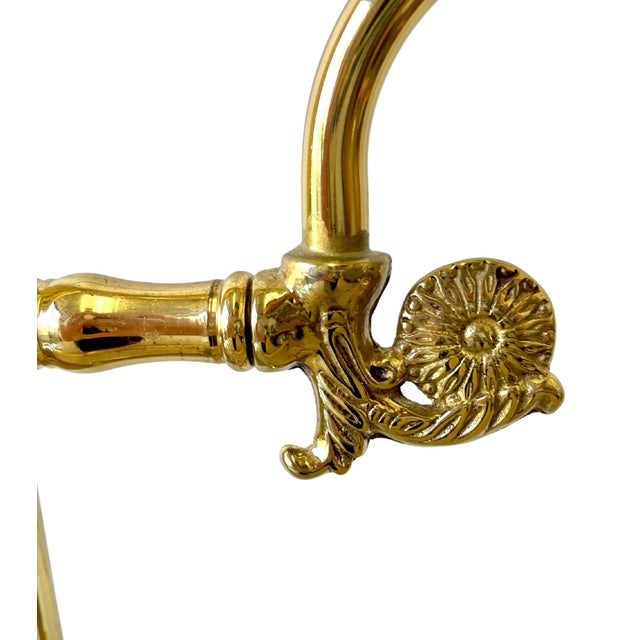 Vintage Brass Valet | Chairish