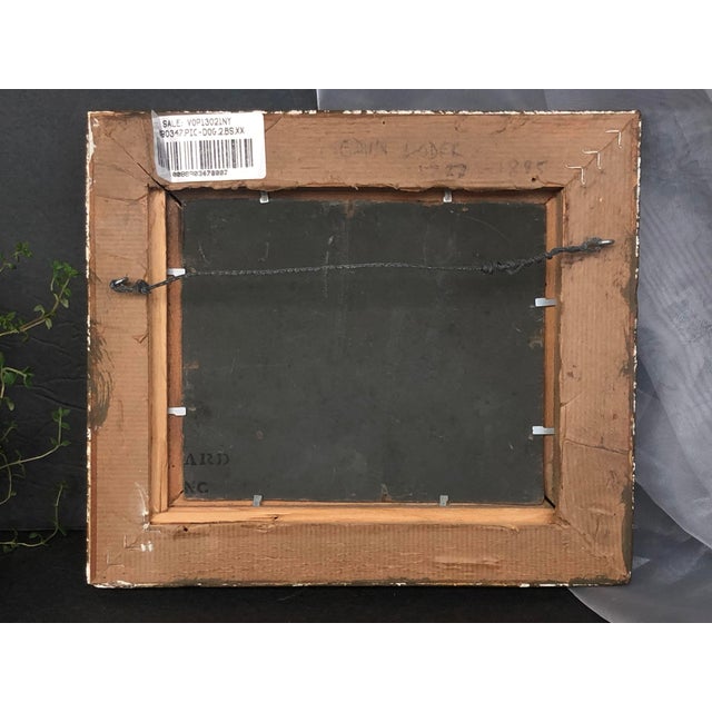 Original Oil Painting Dog Portrait by Edwin Loder, 19th Century British ...