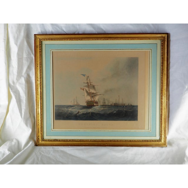 1860 Papprill British Homeward Bound: Samuel Walters Engraving | Chairish