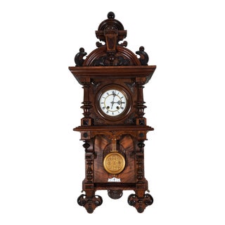 Antique Pendulum Wall Clocks for Sale | Chairish