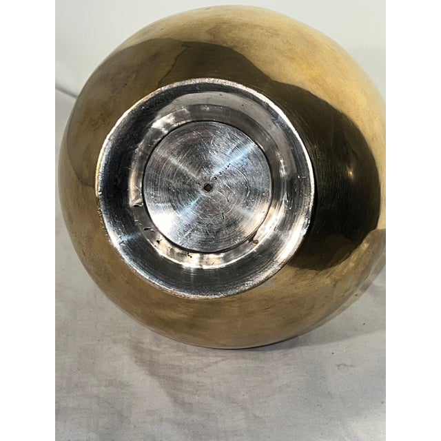 Vintage Hand Carved Brass Kooja Vessel Holy Water Pot | Chairish