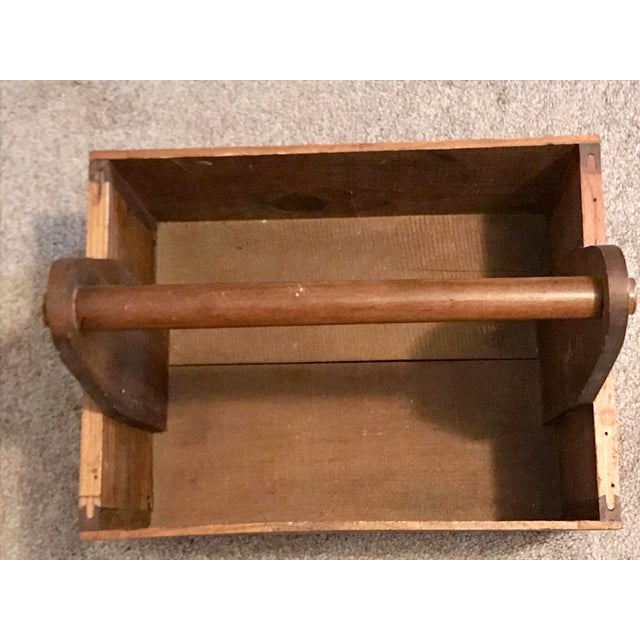 1930s Vintage Wood Box/Caddy | Chairish